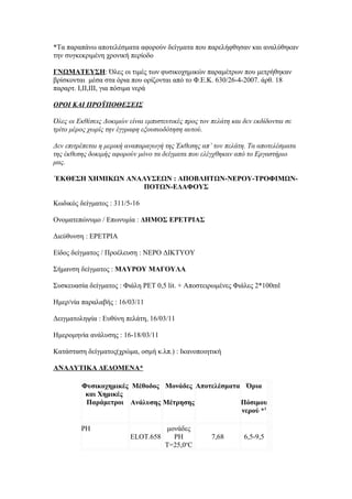 XHMIKH ANALYSH NEROY | DOC