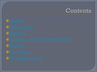 King Arthur | PPT