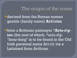 King Arthur | PPT