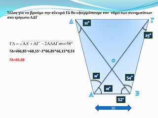 εμβαδο τραπεζιου | PPTX