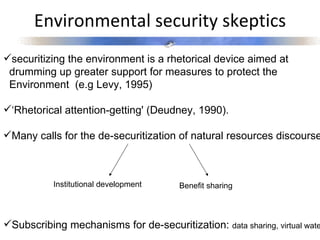 Environmental Security