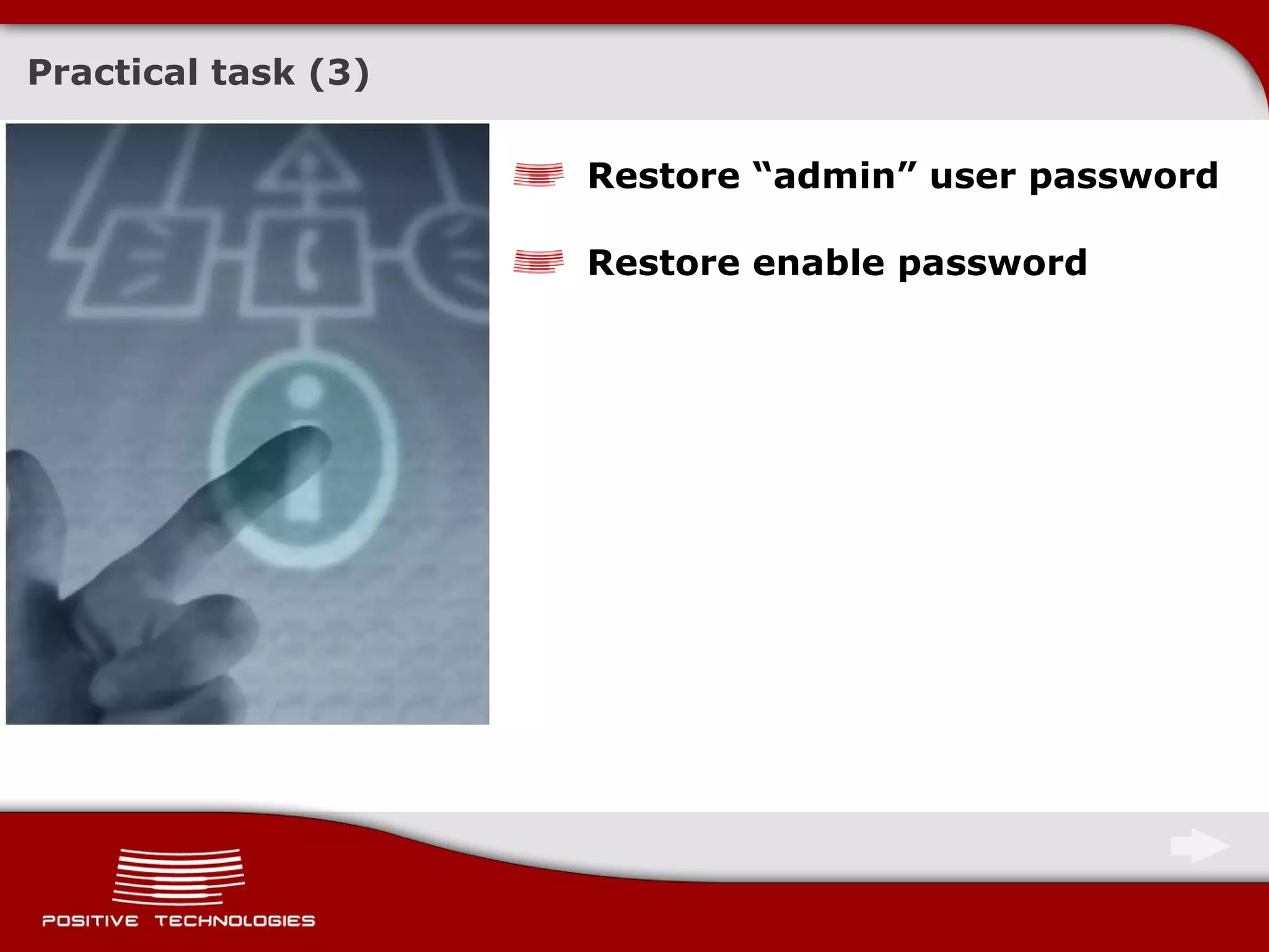 Positive Hack Days. Pavlov. Network Infrastructure Security Assessment | PPT