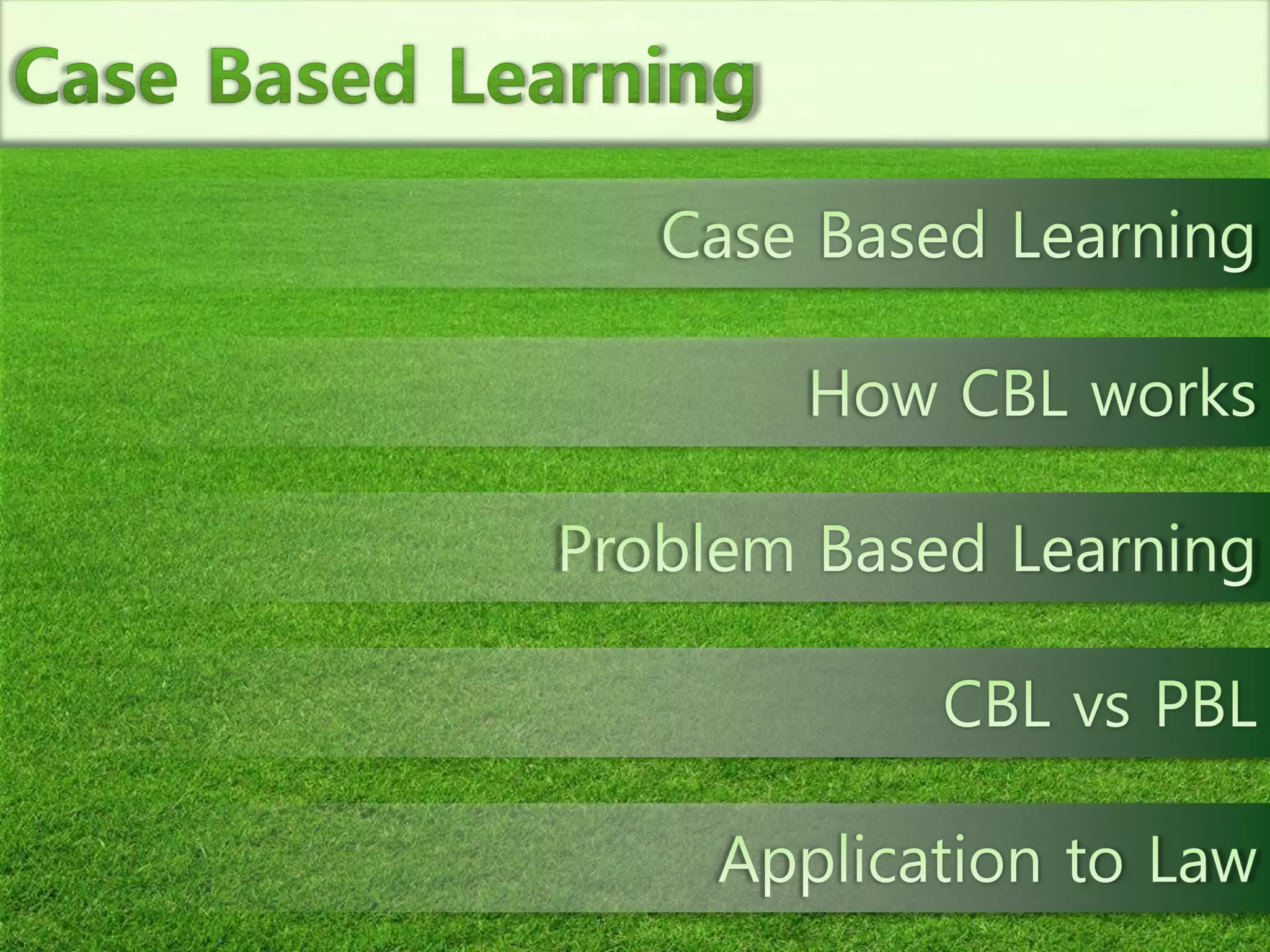case-based-learning | PPTX