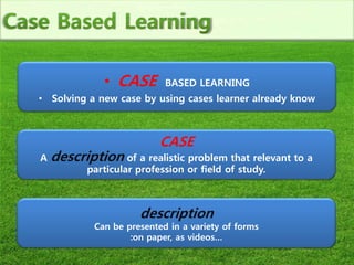 case-based-learning | PPTX