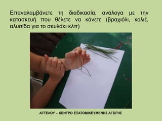 κοσμήματα από πευκοβελόνες | PPTX