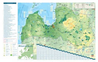 Латвия.Туристическая карта. | PDF