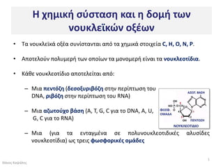 Δομη γενετικου υλικου | PPTX