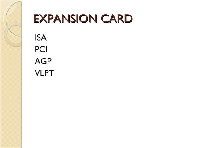 ระบบบัสในเครื่องคอมพิวเตอร์ | PPT