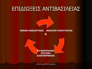 οθωνας αντιβασιλεια-κινημα | PPT