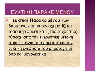 ΕΥΚΤΙΚΗ ΕΝΕΡΓΗΤΙΚΗΣ ΦΩΝΗΣ | PPT