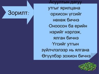 hamgiin hoorhon amitan | ODP