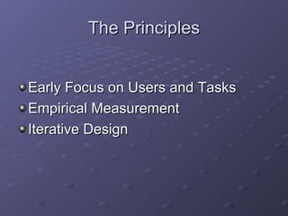 Designing for Usability | PPT