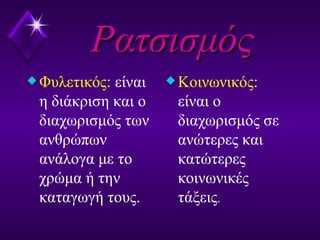 ρατσισμός | PPT