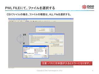 オシロスコープのデータを入力信号に使う方法 | PPT