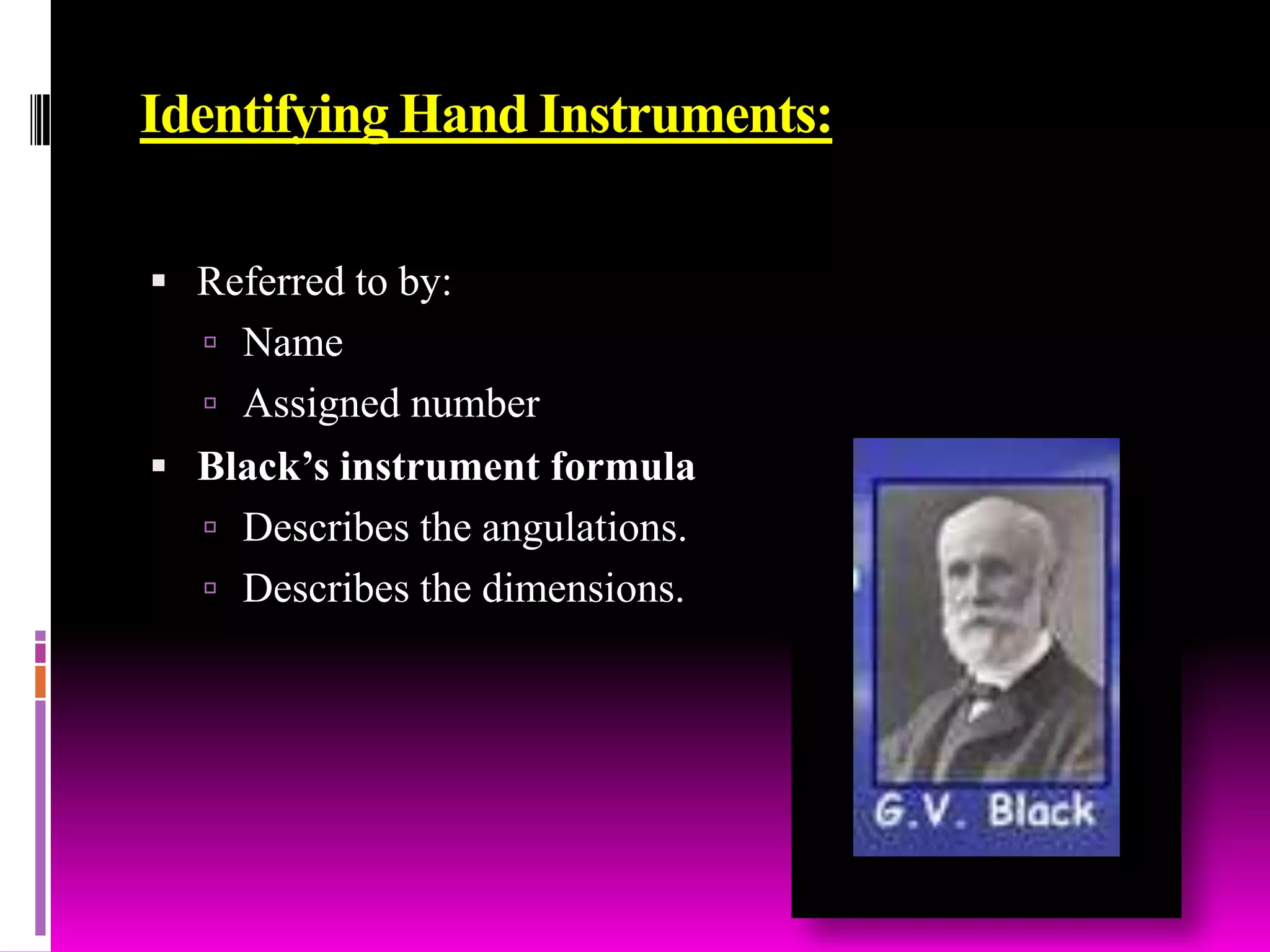 Dental Hand Instruments | PPTX