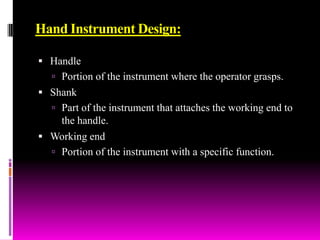 Dental Hand Instruments | PPTX