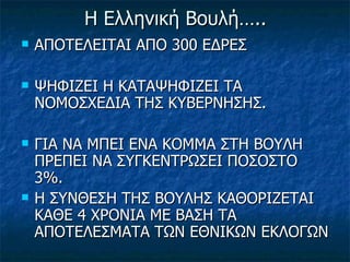 το δημοκρατικο πολιτευμα τησ ελλαδασ | PPT