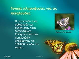 πεταλουδες | PPTX