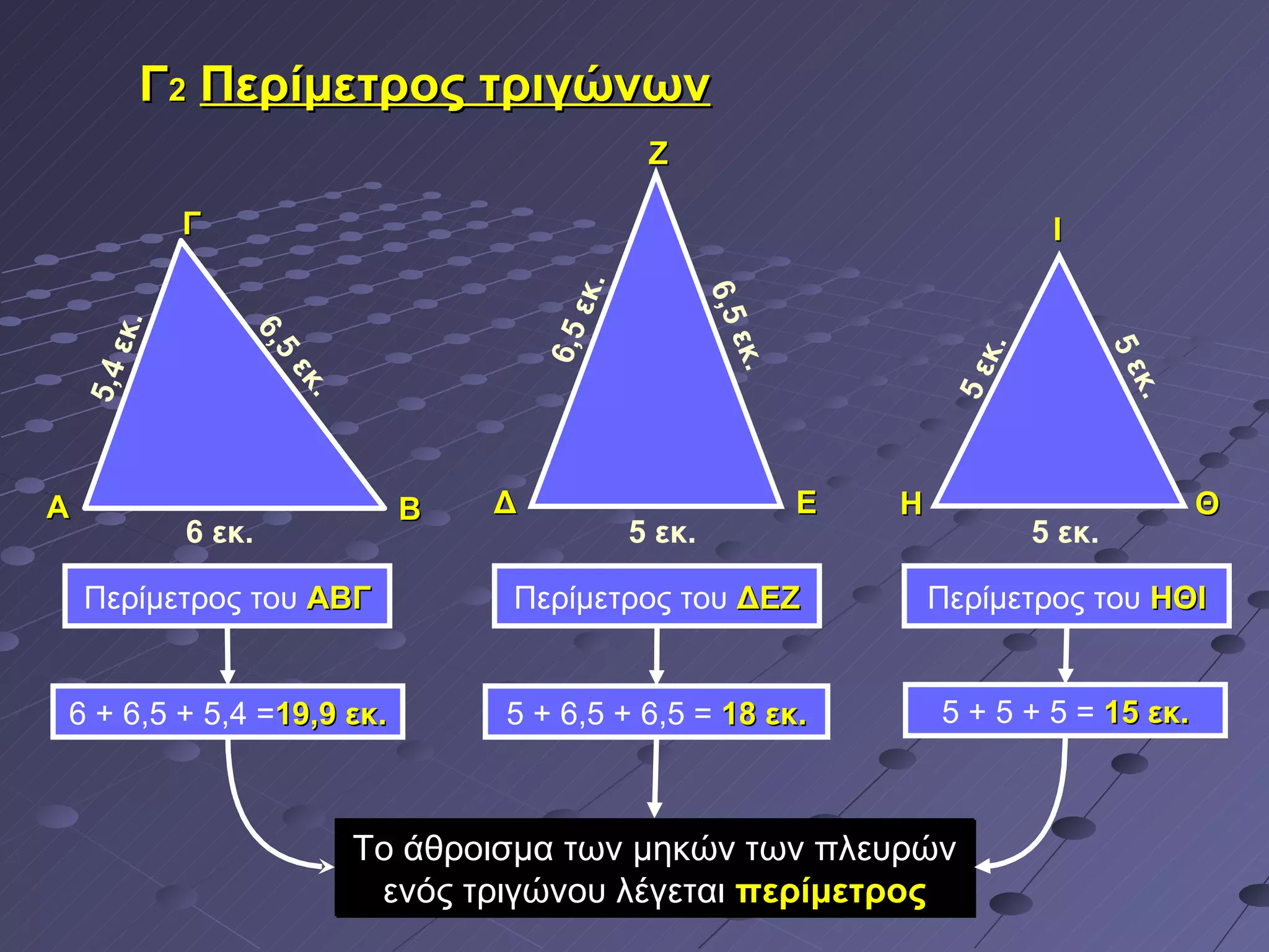 υψοσ τριγωνων | PPT