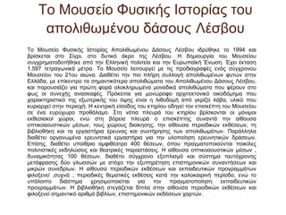 απολιθωμένο δάσος μυτιλήνης | PPT