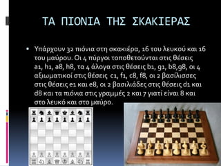 Γενικά για το σκάκι | PPTX