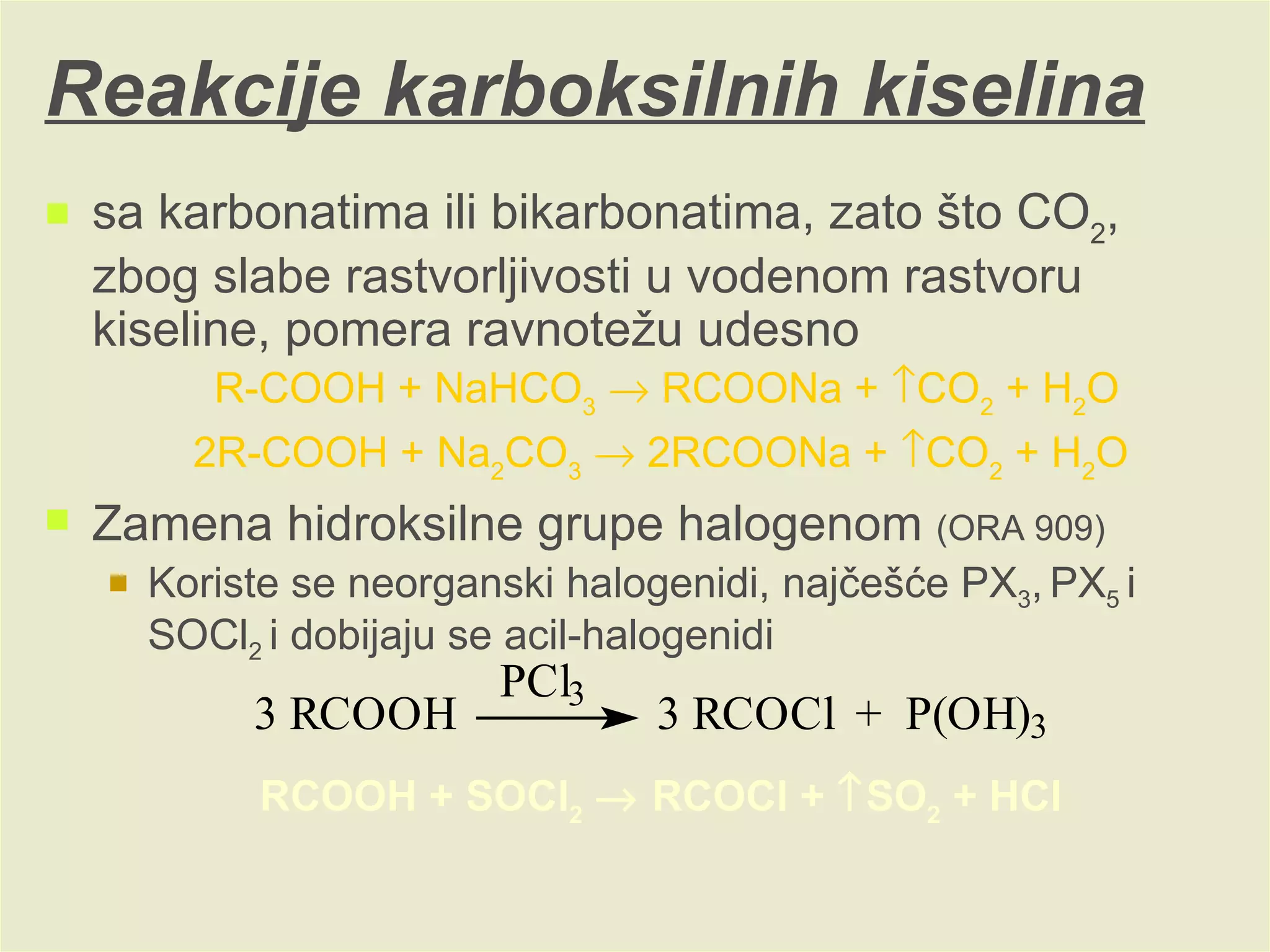 Hemija - Karboksilne kiseline - Aneta Kostić | PPT