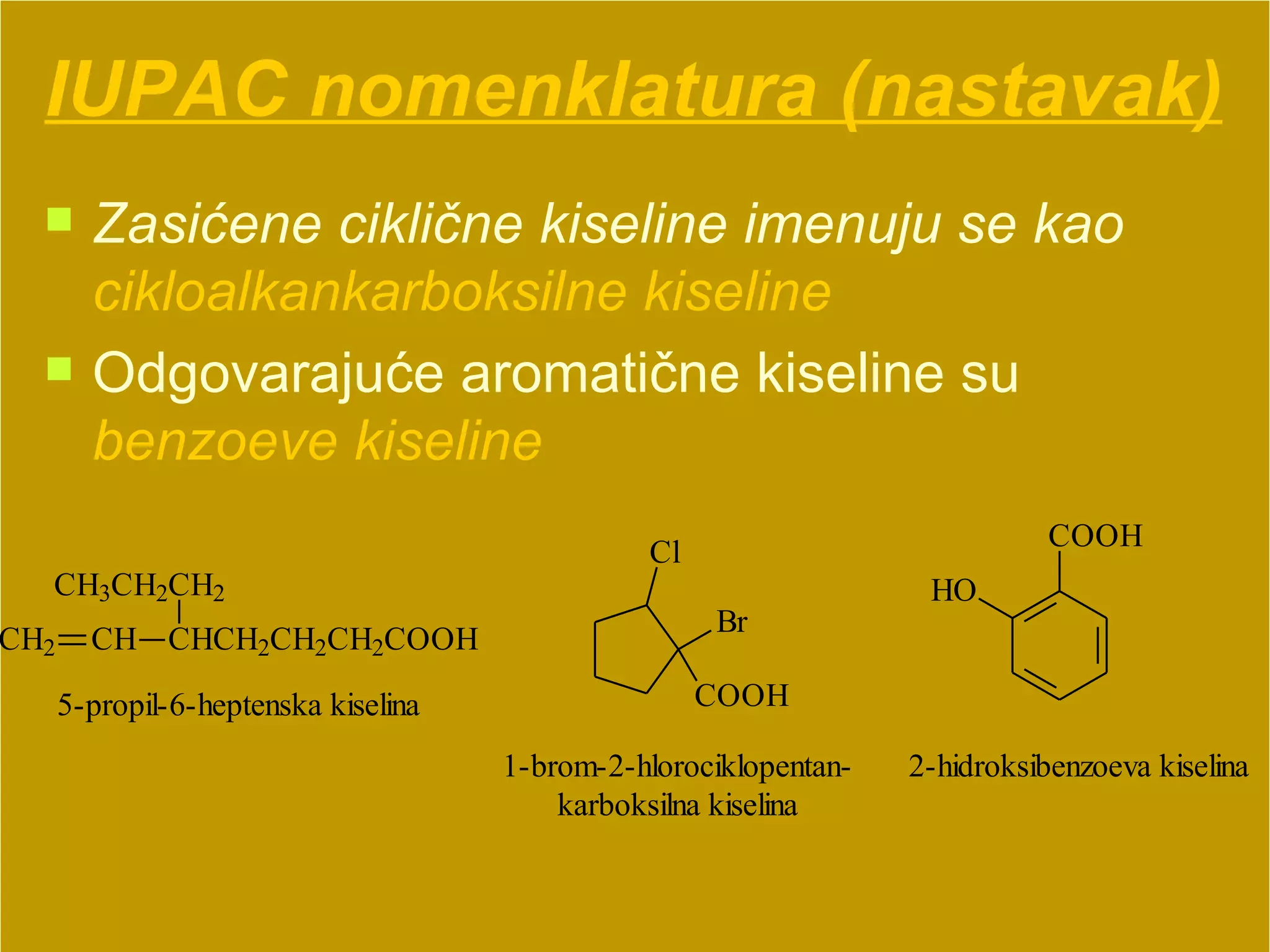 Hemija - Karboksilne kiseline - Aneta Kostić | PPT