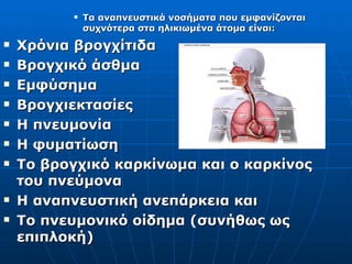 Διαταραχες αναπνευστικου στην γ' ηλικια | PPT