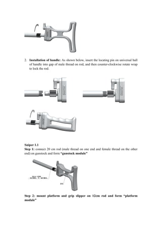 Wondlan Sniper 1.0 DSLR Support System & User Manual | PDF