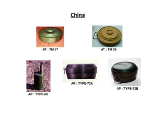 ภาพชนิดทุ่นระเบิดที่พบในประเทศไทย | PDF