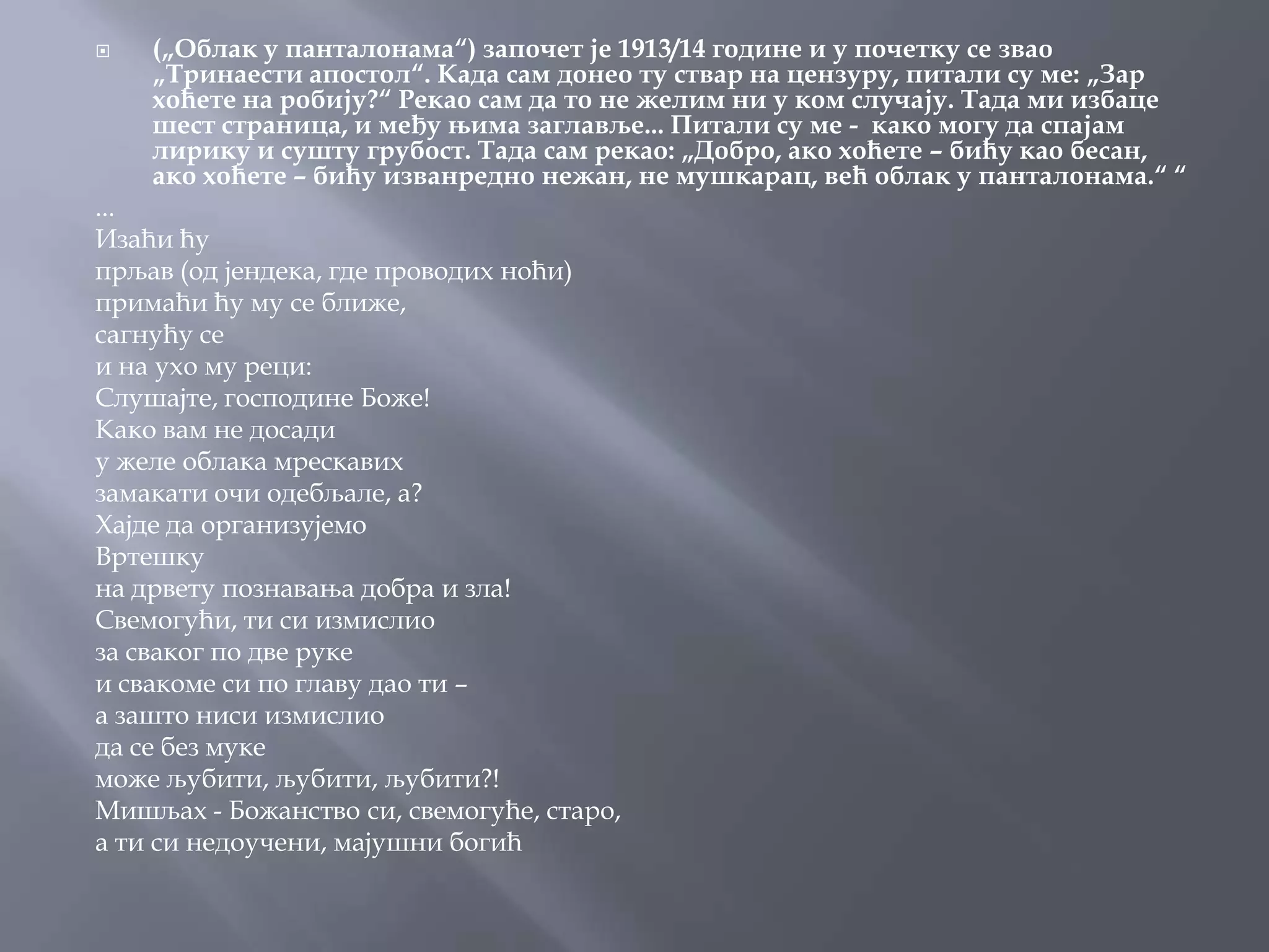 Vladimir Majakovski | PPTX