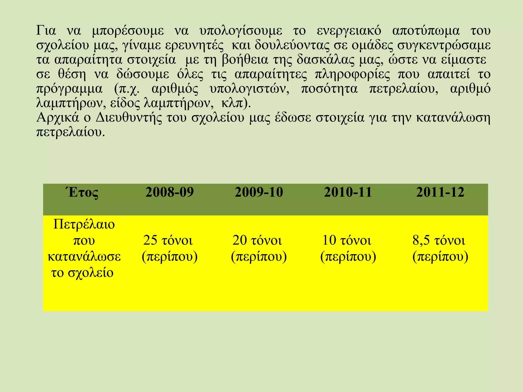 δραστηριότητες για το αειφόρο σχολείο | PPT