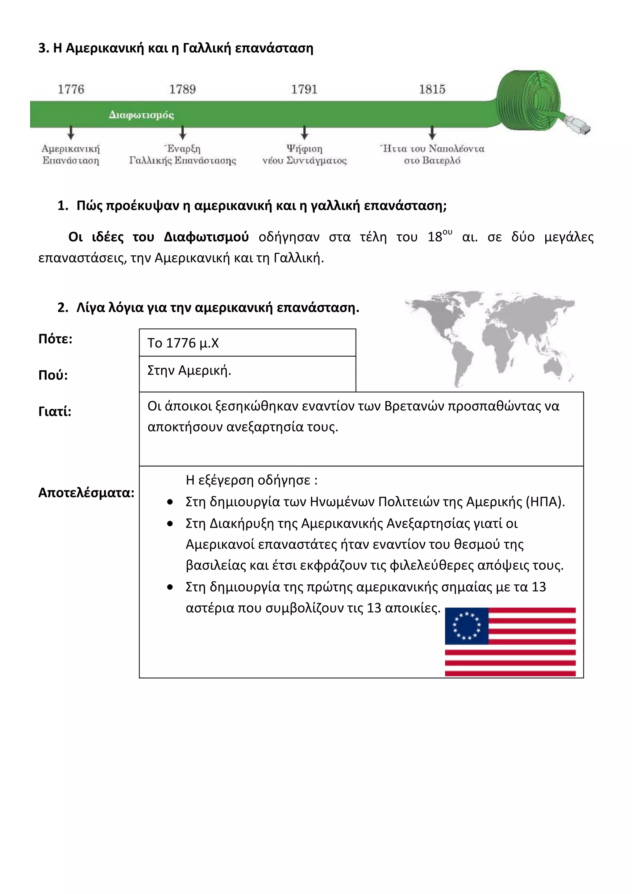 Η αμερικανική και η γαλλική επανάσταση | PDF