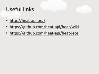 OpenStack Heat slides | PDF | Cloud Computing | Internet