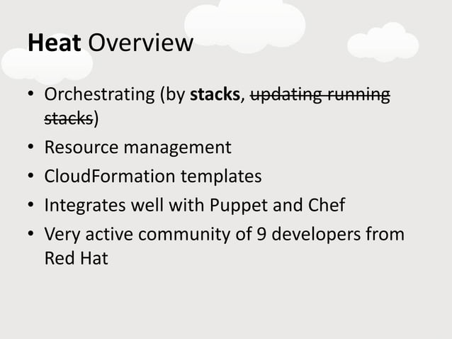 OpenStack Heat slides | PDF | Cloud Computing | Internet