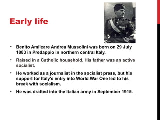 Benito Mussolini | PPT