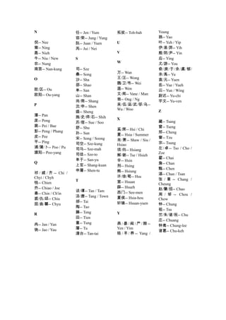 Chinese Kuoyu Pinyin System (Mandarin Phonetic Alphabet System) | DOC