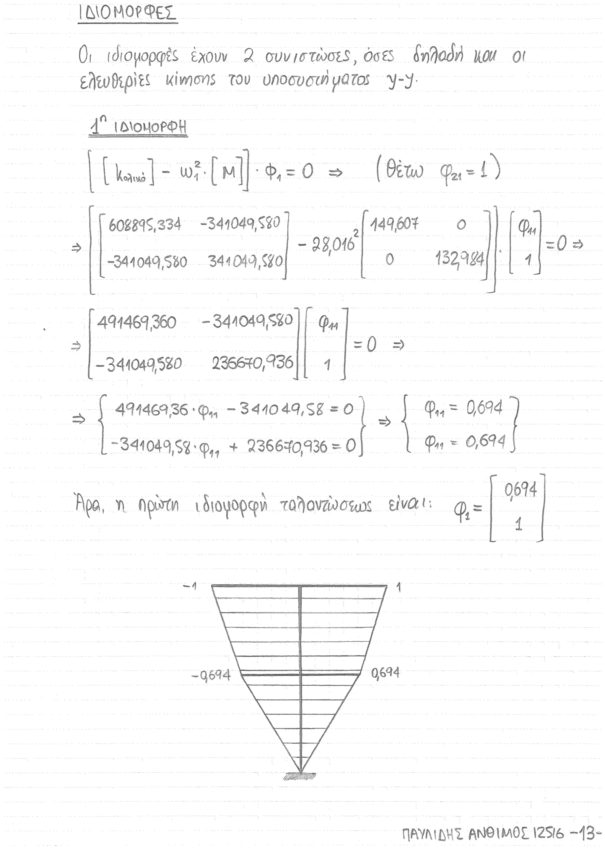 Dynamics of Structures I (Θέμα Δυναμικής των Κατασκευών Ι Α.Π.Θ. 2011 ...