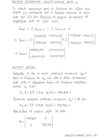 Dynamics of Structures I (Θέμα Δυναμικής των Κατασκευών Ι Α.Π.Θ. 2011 ...