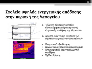 Βιοκλιματικές δράσεις σε σχολικά κτίρια - Ν. Γαϊτάνη | PDF