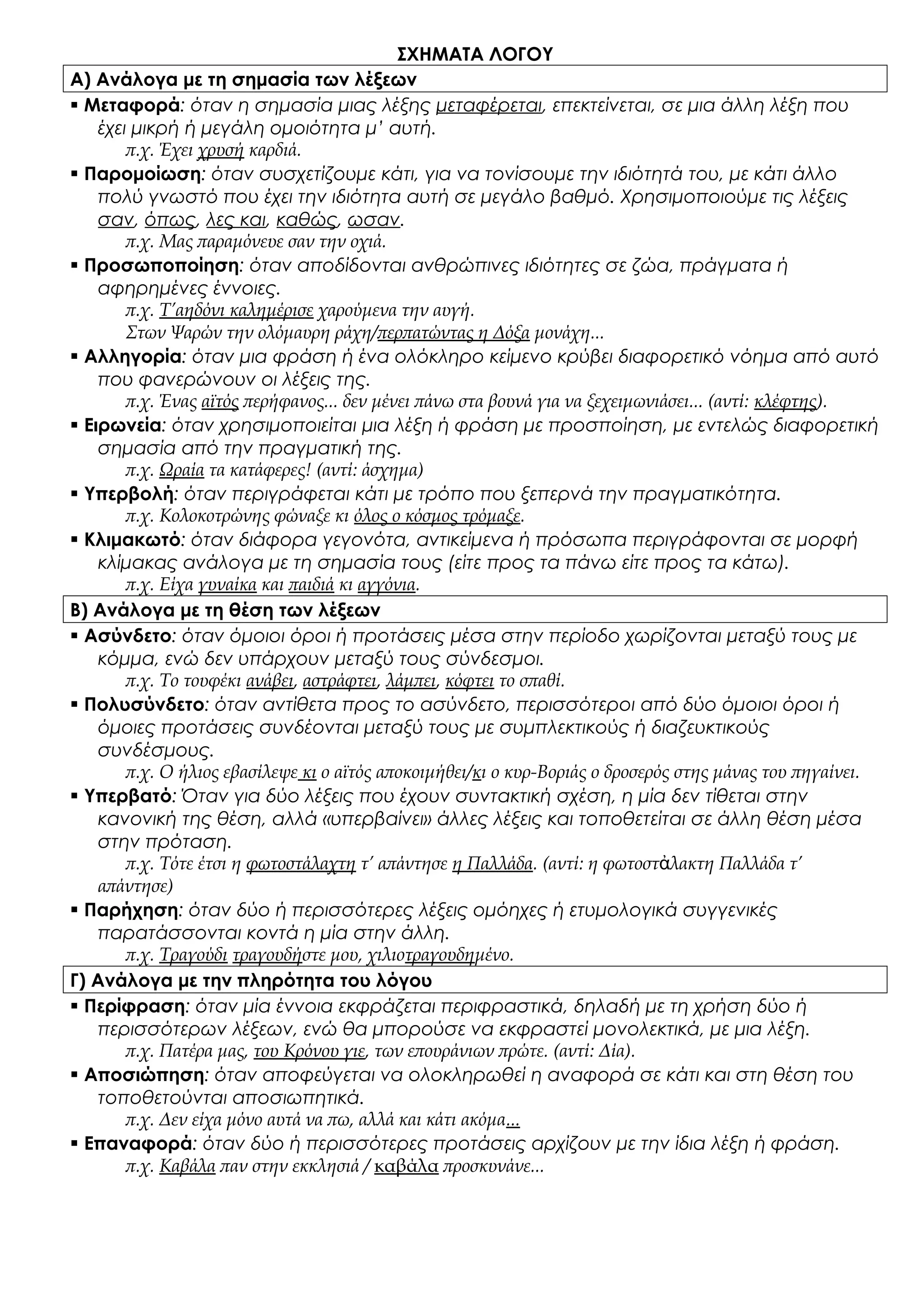 σχηματα λογου | DOC