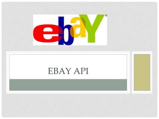 Ebay API (презентація українською) | PPTX