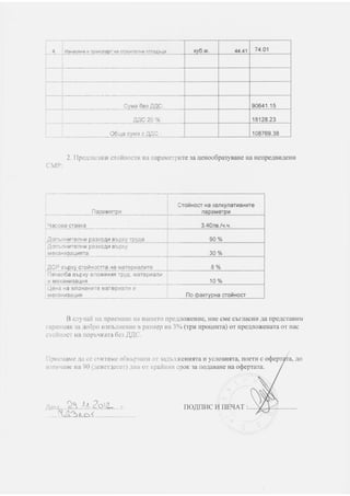 ценово предложение | PDF