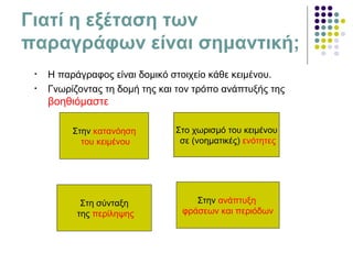 Η παράγραφος | PPT