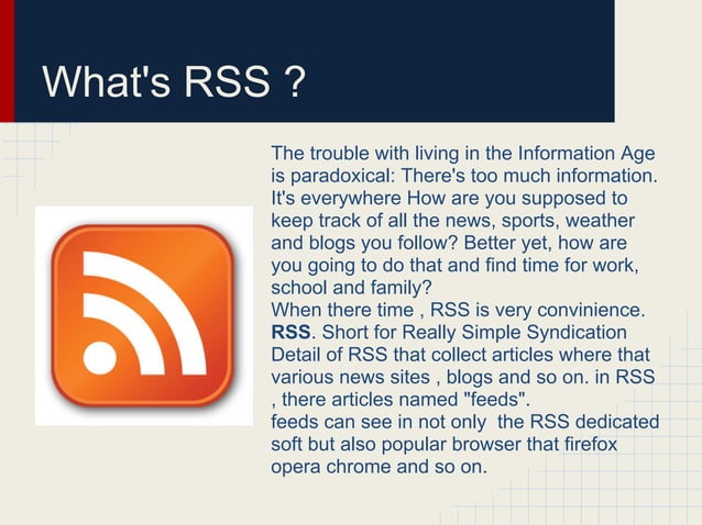 How RSS works | PPT