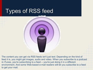 How RSS works | PPT