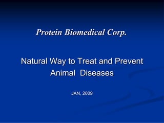 Protein Biomedical Corp | PPT