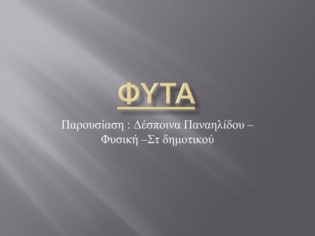 Φυτα | PPT
