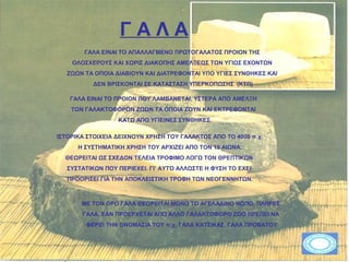 Γάλα & Προϊόντα | PPT