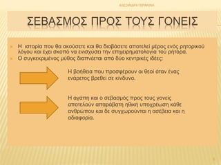 ΕΝΑ ΠΑΡΑΔΕΙΓΜΑ ΣΕΒΑΣΜΟΥ ΠΡΟΣ ΤΟΥΣ ΓΟΝΕΙΣ | PDF